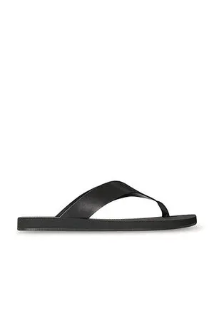 THE ROW Classic Ginza Sandal - Black