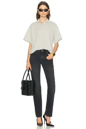 Saint Laurent Oversized Polo Top