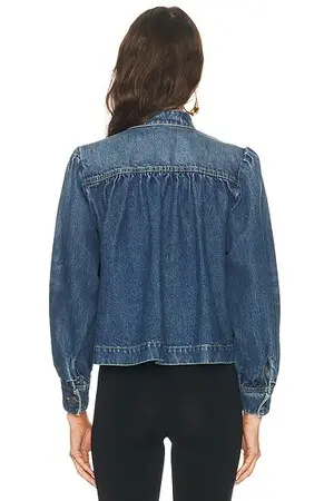 Chloé Denim Jacket With Chain Detailing - Faded Indigo