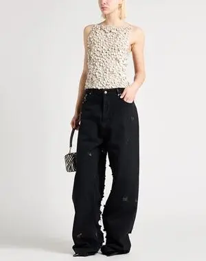 THE BIG WHITE BLUE Cotton Denim Baggy Jeans