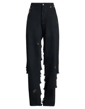 THE BIG WHITE BLUE Cotton Denim Baggy Jeans