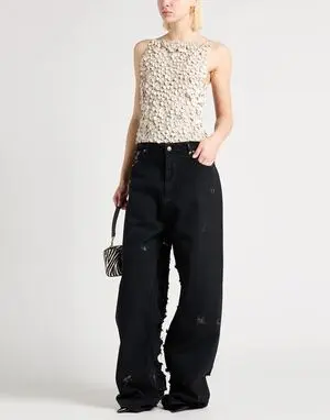 THE BIG WHITE BLUE Cotton Denim Baggy Jeans
