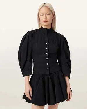 ALLSAINTS Maud Lace Up Shirt