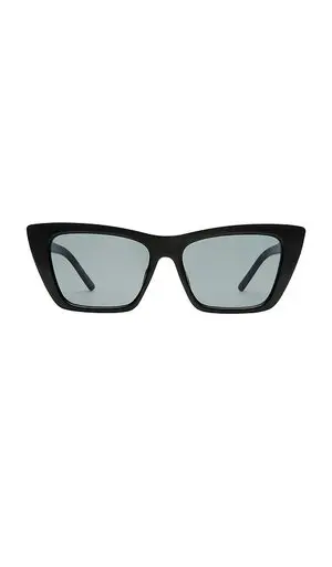 AIRE Solstice Sunglasses In Black - Black & Smoke Mono