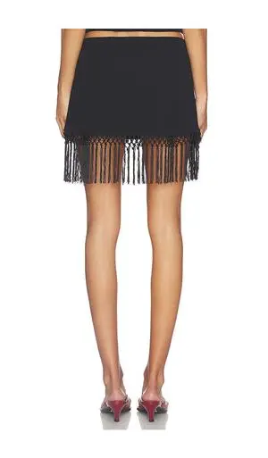 GEEL Aria Tassel Skirt - Black
