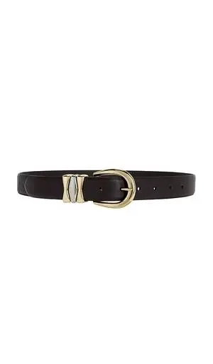 FAVORITE DAUGHTER The William Split Decision Belt - Dark Brown