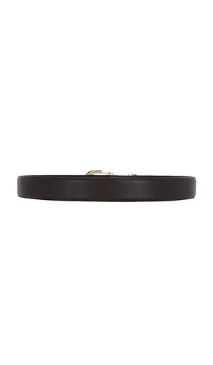 FAVORITE DAUGHTER The William Split Decision Belt - Dark Brown