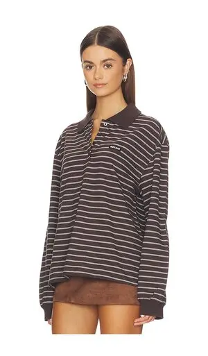 ROTATE BY BIRGER CHRISTENSEN Pique Longsleeve Polo