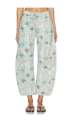 Free People X We The Free Good Luck Printed Barrel - Jade Combo