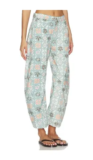 Free People X We The Free Good Luck Printed Barrel - Jade Combo