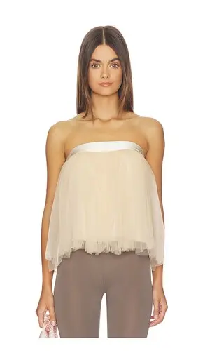 NIIHAI The Tutu Top In Beige - Sun Kiss