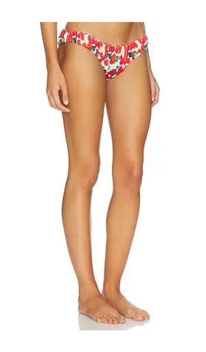 Caroline Constas Dorit Ruched Bikini Bottom