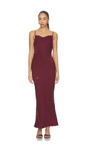 ASTA RESORT Freja Hand Beaded Gown