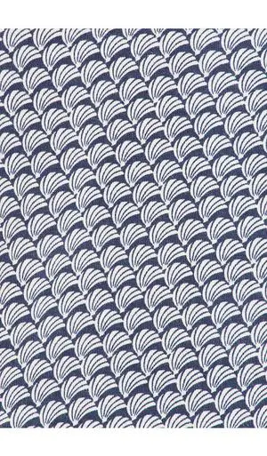 Eberjey Gisele Printed Relaxed Short Pajama Set In Navy - Seashell Navy