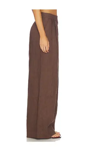 AEXAE Linen Palazzo Trousers