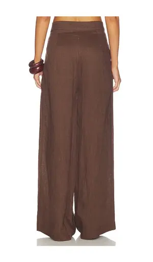 AEXAE Linen Palazzo Trousers