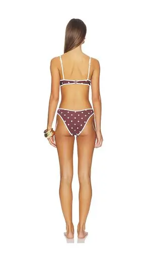 ROWEN ROSE Printed Lycra Bikini