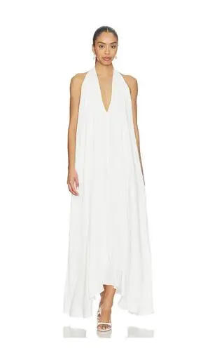 AEXAE Drape Maxi Dress