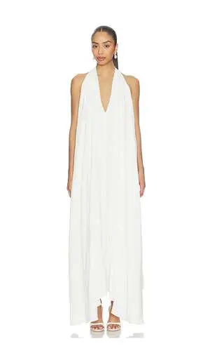 AEXAE Drape Maxi Dress