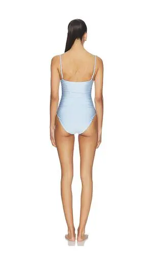 Simkhai Laine Ruched One Piece - Tidepool