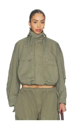 Alexander Wang Cargo Jacket With Articulated Pockets