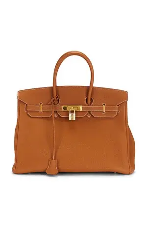 Undefined Hermes Togo Birkin 35 Handbag - Gold
