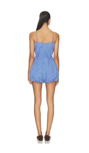 Faithfull The Brand Gingham Check Playsuit With Belt - Sotto