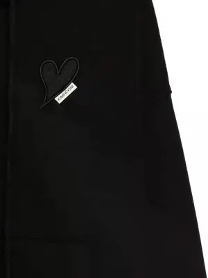 KIMHEKIM Heart-patch Hoodie - Black