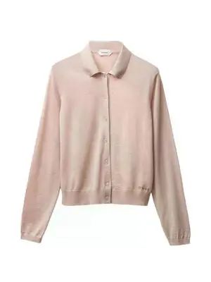 Versace Embroidered Wool Knit Cardigan