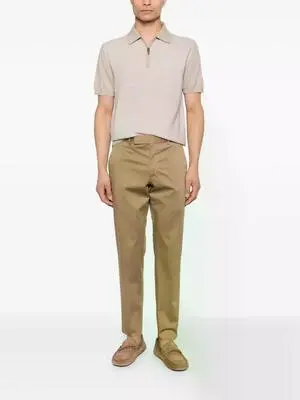 PT TORINO Zip-up Trousers - Neutrals