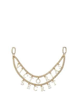Victoria's Secret Layered Chain Bag Charm Gold
