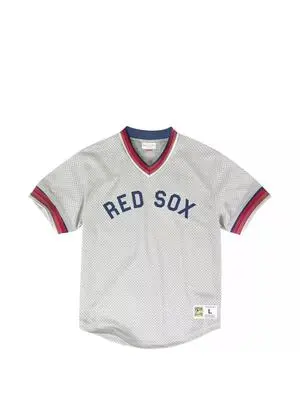 Mitchell & Ness Mlb Boston Red Sox V-neck Jersey