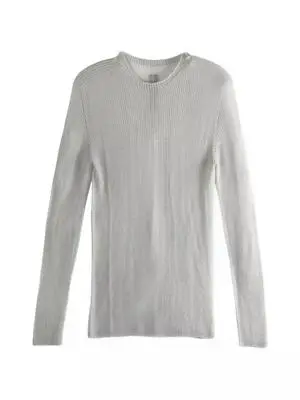 Rick Owens Ribbed Knit Semi-sheer T-shirt