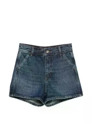 FRAME The Dockside Denim Shorts - Blue