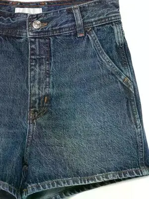FRAME The Dockside Denim Shorts - Blue