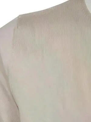 Eleventy Ribbed-design T-shirt
