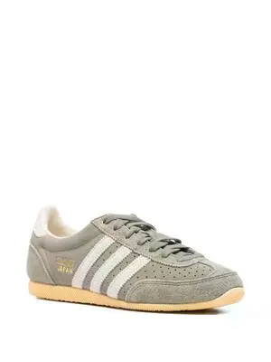 Adidas Striped Perforated Sneakers - Grey