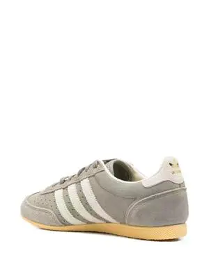 Adidas Striped Perforated Sneakers - Grey