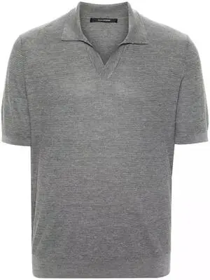 Tagliatore Paco Knitted Polo Shirt