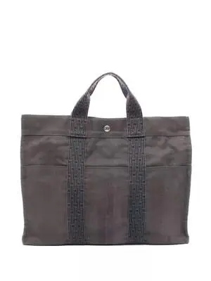 Hermès 2000s Mm Herline Canvas Handbag