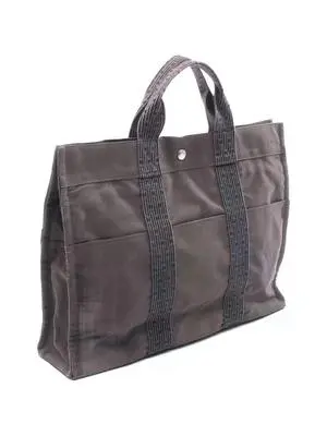 Hermès 2000s Mm Herline Canvas Handbag