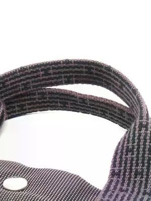 Hermès 2000s Mm Herline Canvas Handbag