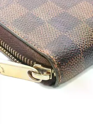 LOUIS VUITTON 2012 Damier Ebene Zippy Wallet