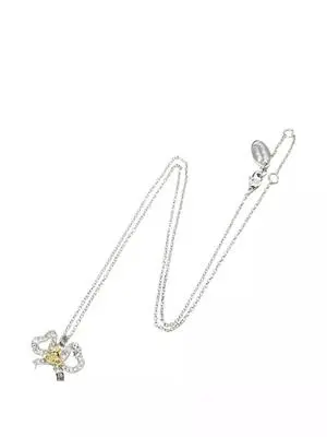 VIVIENNE WESTWOOD Rigoberta Ribbon Orb Necklace - Silver
