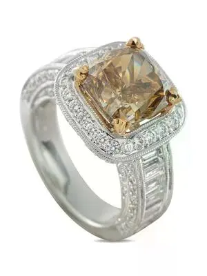 LB EXCLUSIVE 18k White Gold Diamond Ring - Silver