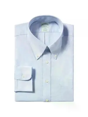 Brooks Brothers Button-fastening Down-collar Shirt - Blue