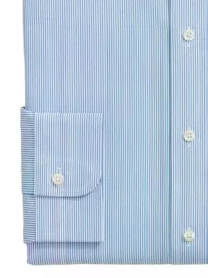 Brooks Brothers Chest-pocket Striped-pattern Shirt - Blue