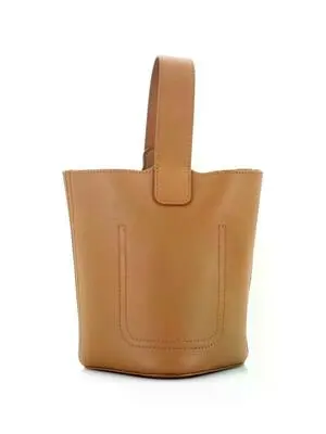 Loewe Pebble Leather Bucket Bag - Brown