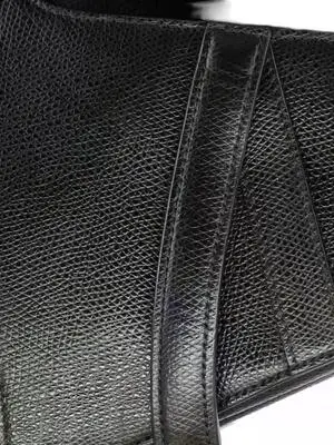 Dior Saddle Handbag Leather Mini Shoulder Bag - Black
