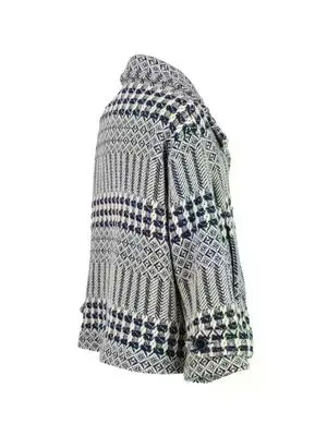 PIOMBO Geometric Double-breasted Jacket